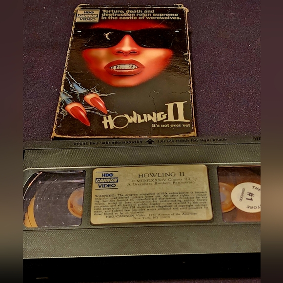 Media | Howling Ii Vhs Tape With Cover | Poshmark